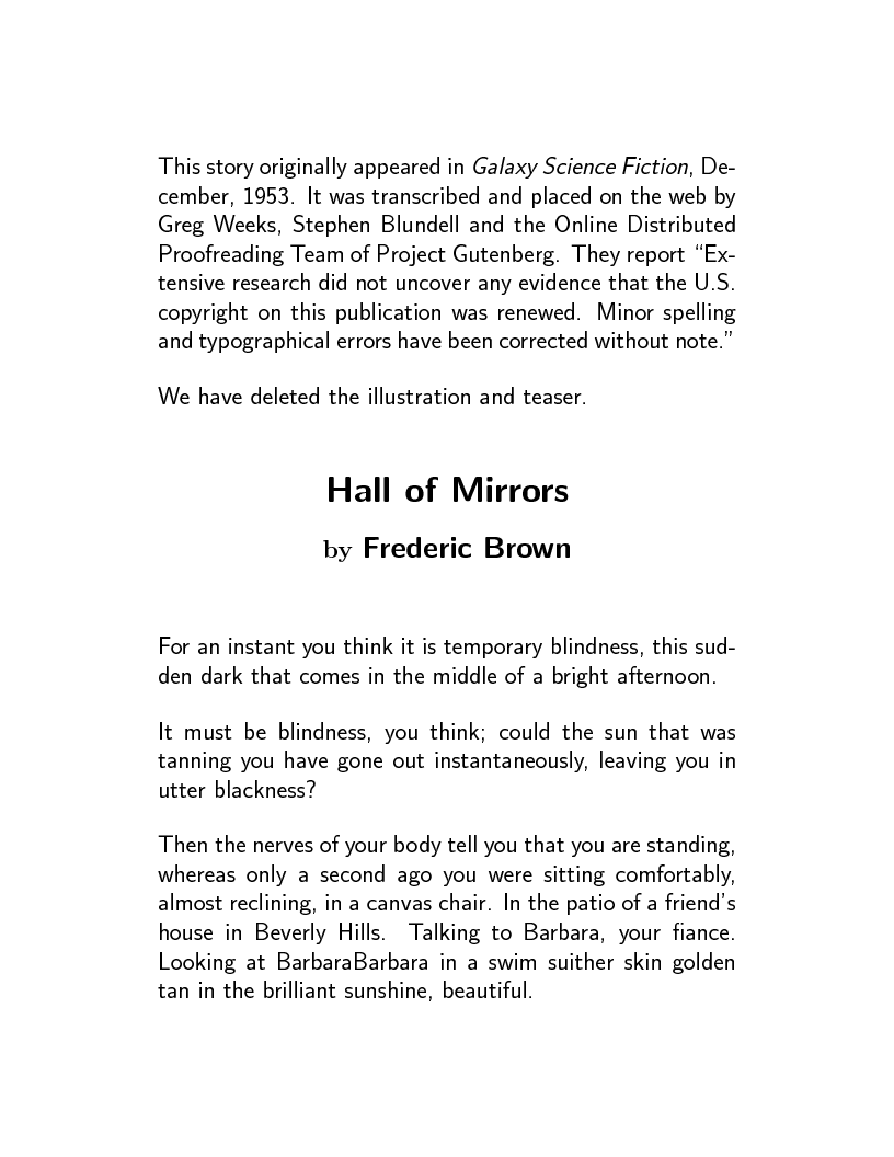 Mirrors